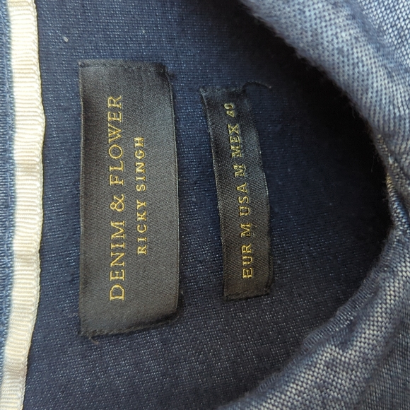 Denim & Flower | Shirts | Denim Flower Polo Shirt | Poshmark
